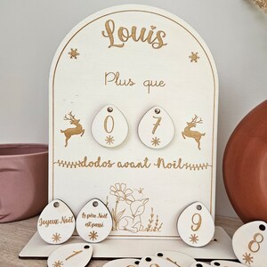 Calendrier de l'avent | Décompte de Noël | décompte dodo | enfant ...