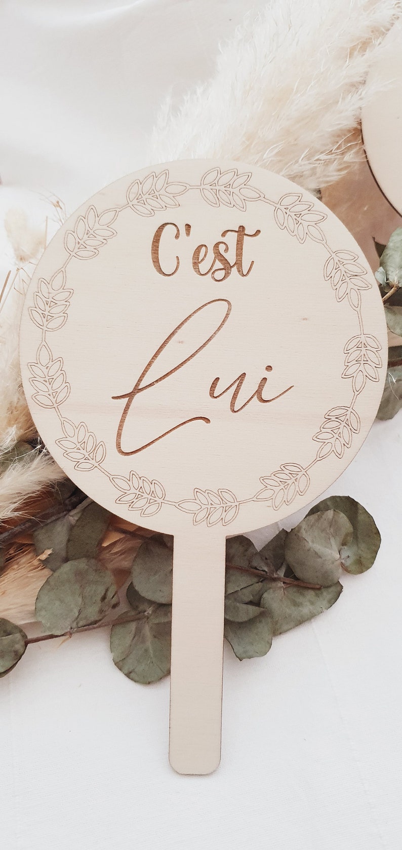 Pancarte Elle & Lui - jeu de mariage, jeu de couple - animation de ...