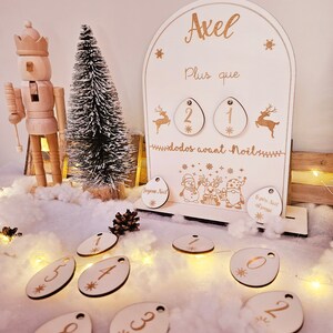 Calendrier de l'avent | Décompte de Noël | décompte dodo | enfant ...