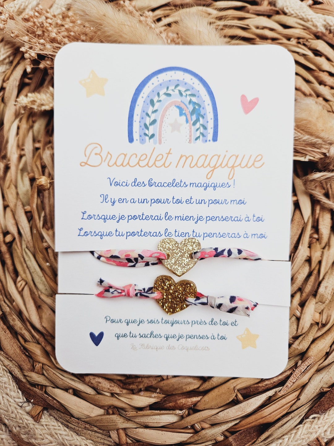 First Day of School Bracelet / Comfort / Kindergarten Parent Child Link ...