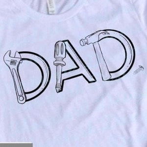 Dad Tools PNG Fathers Day SVG Tool Letters PNG for - Etsy