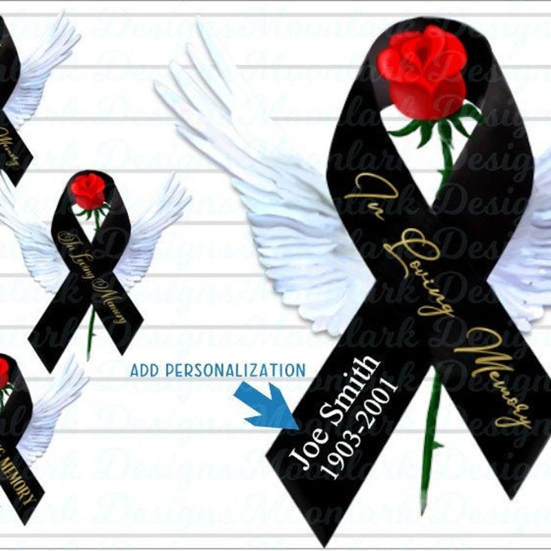 Memorial Ribbons - Etsy