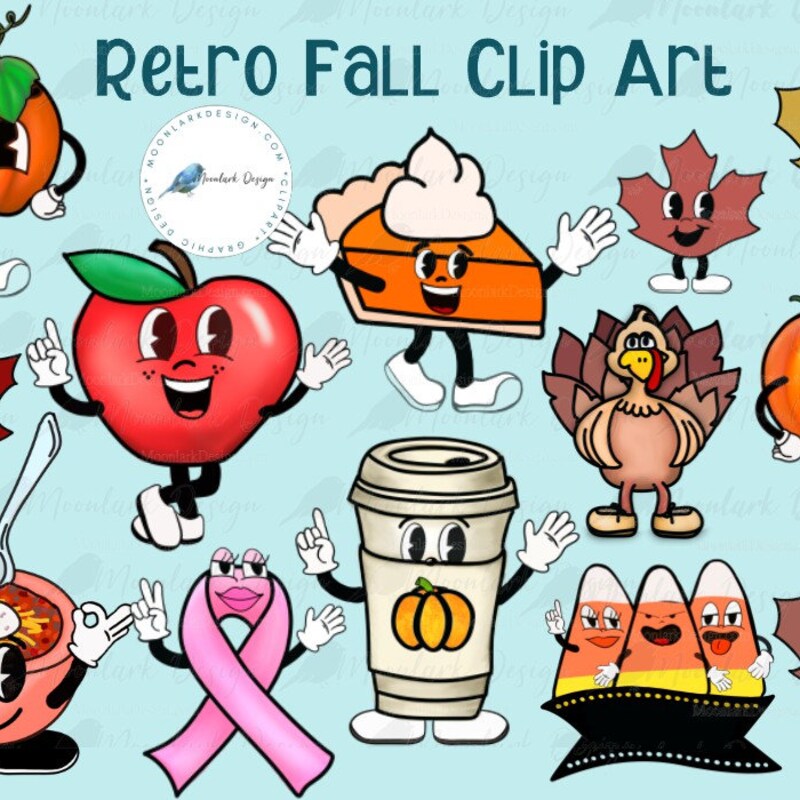 Retro Clip Art - Etsy