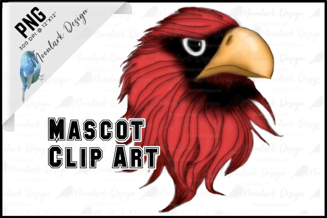 Cardinal Mascot, Cardinal Clip Art, School Pride, School Spirit ...