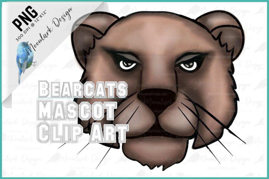 Bearcats Mascot, Bearcats Clip Art, School Pride, School Spirit ...