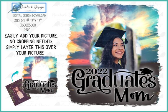 Graduation Mom Picture Png Graduates Mom Picture Graduation | Etsy