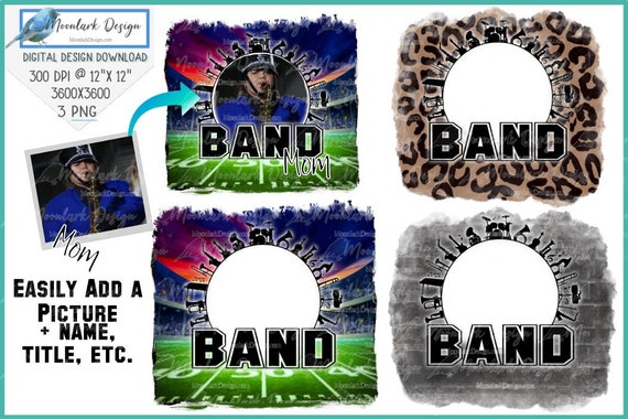 Band PNG Custom Photo Band Photo Template PNG Sublimation - Etsy