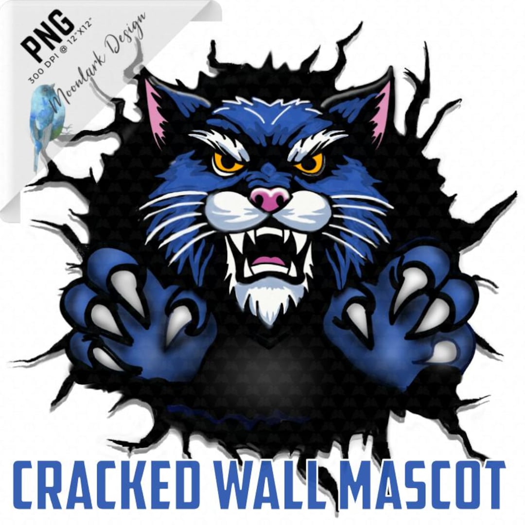 Wildcat Ripping Through Paper, Wildcat Mascot, Wildcat Claws, School ...