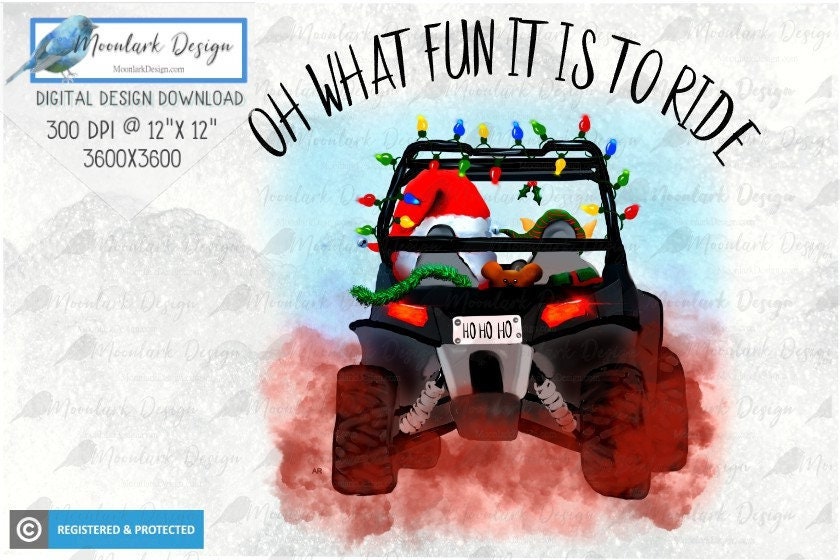 Christmas Side by Side, Santa Side by Side, Mudding Santa, Fun to Ride ...