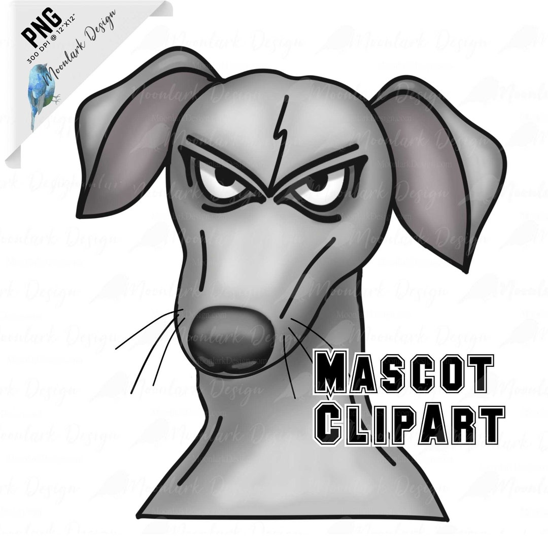 Greyhound PNG, Greyhound Mascot, Preppy Mascot, Football Mascot, School ...