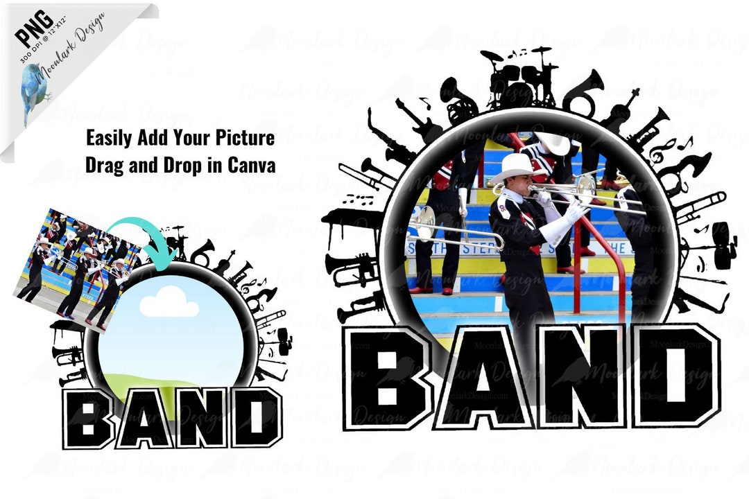 Band Circle Clip Art, Photo Frame, Add a Photo, Add a Picture, Picture ...