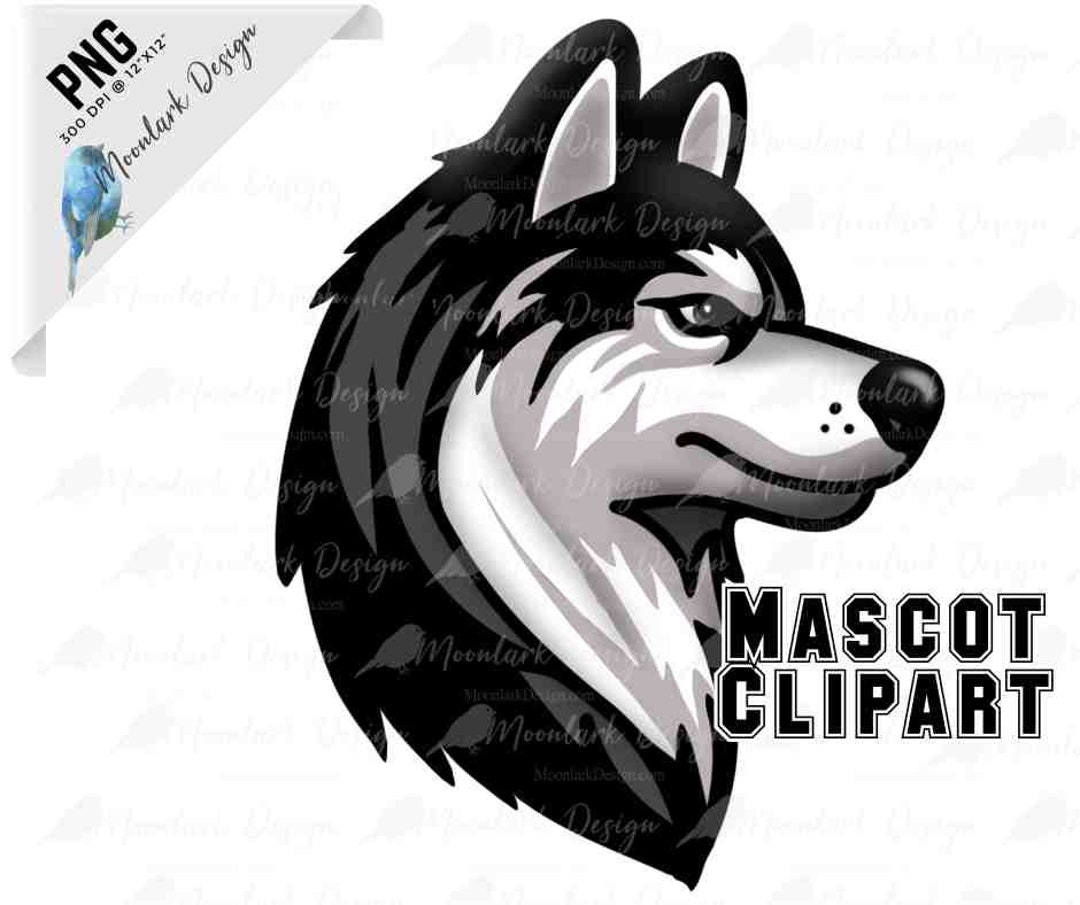 Husky Mascot, Husky Clip Art, School Pride, School Spirit, Wolves PNG ...