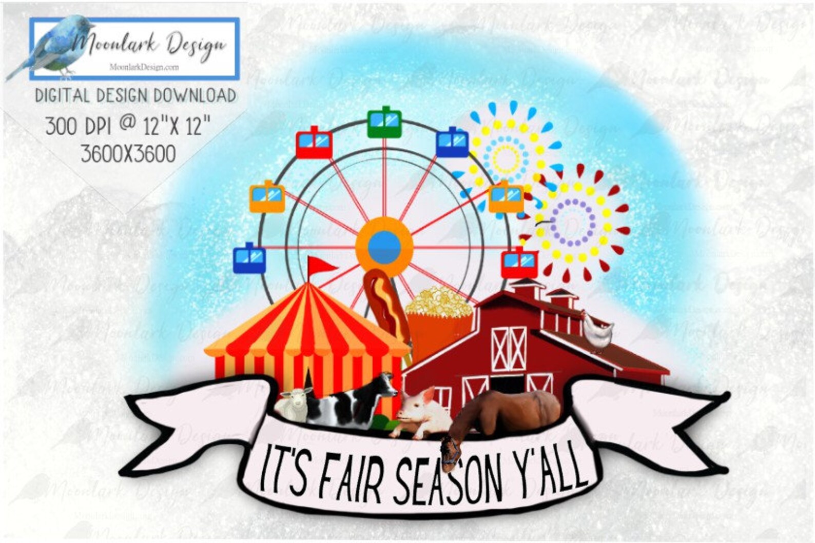 Fair Season Y'all State Fair PNG County Fair PNG for | Etsy