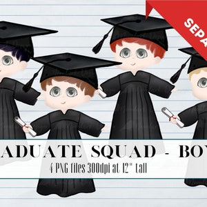 Graduation Squad, Chibi Graduate, Last Day of School, School Graduation ...