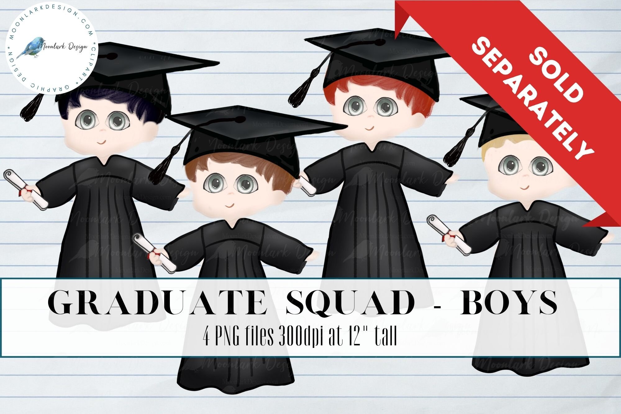 Graduation Squad Chibi Graduate Last Day of School School - Etsy