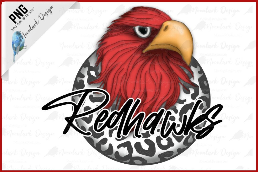 Redhawks PNG, School Spirit, Team Mascot, Leopard Background, Cute ...