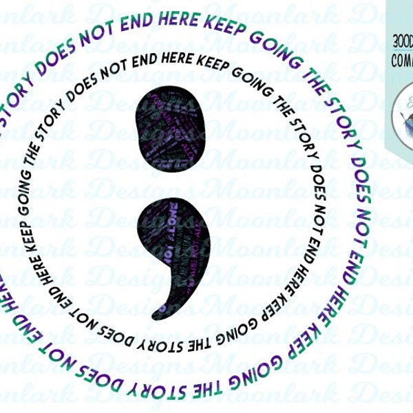 Semi Colon - Etsy