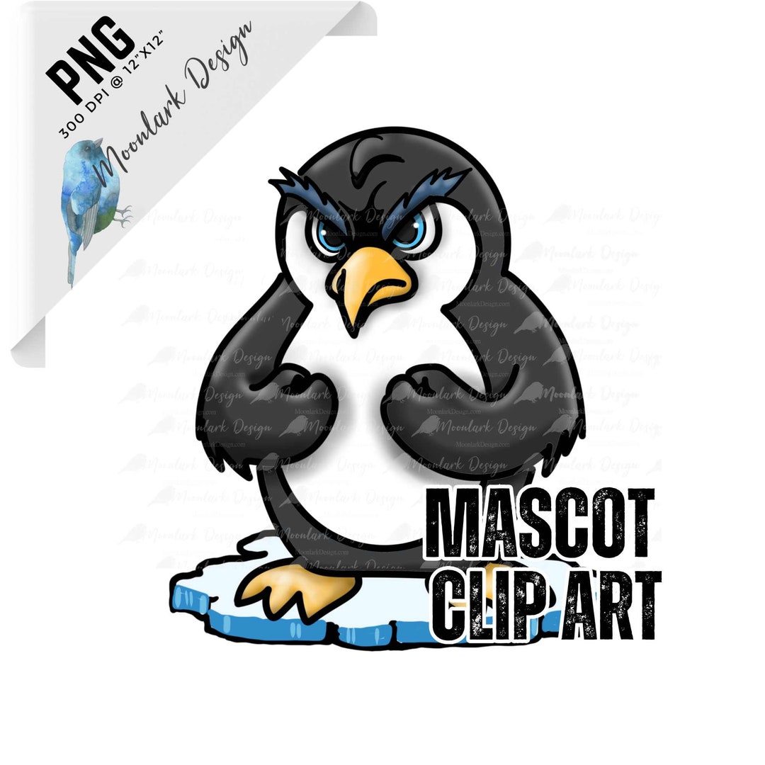 Penguin PNG, Penguin Mascot, Preppy Mascot, Football Mascot, School ...
