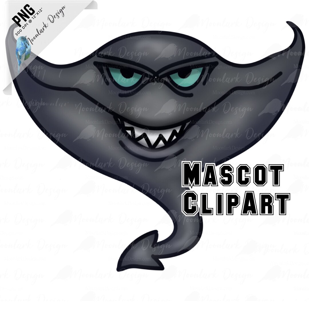 Stingray PNG, Stingray Mascot, Preppy Mascot, Football Mascot, School ...