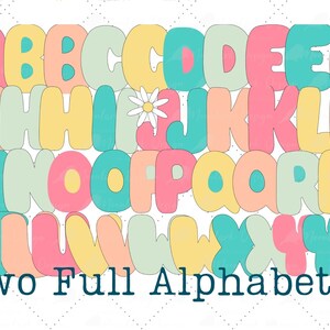 Spring Alphabet Letters, Bubble Letters, Spring Colors, Doodle Letters ...
