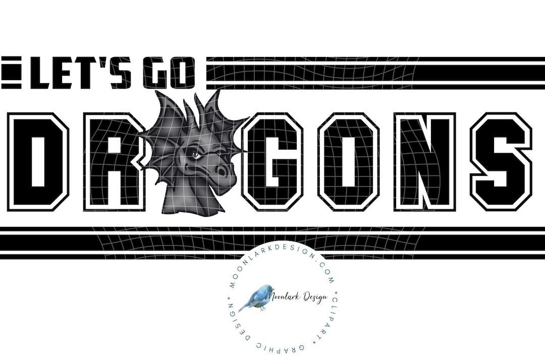 Dragons Mascot, Let's Go Dragons , Dragons Football, School Spirit ...