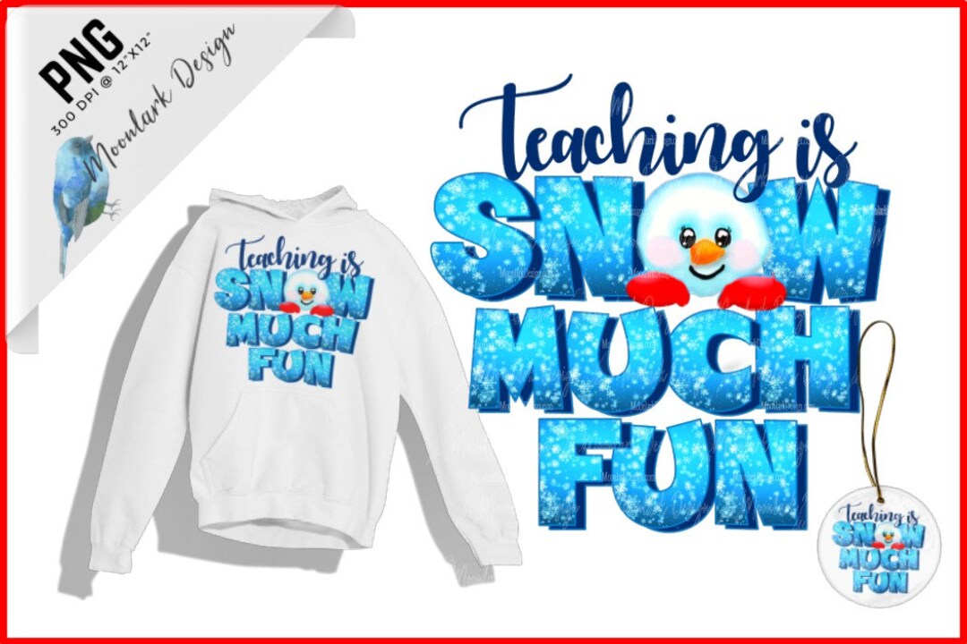 Teaching Is, Snow Much Fun, Teacher Gift, Teacher Ornament, Winter ...