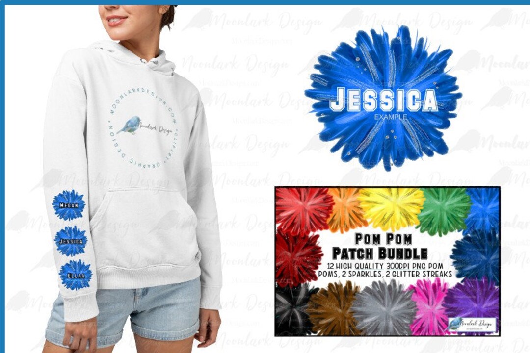 Cheerleader Patches, Sleeve Patches, Bleach Patches, Cheer Pattern, PNG ...