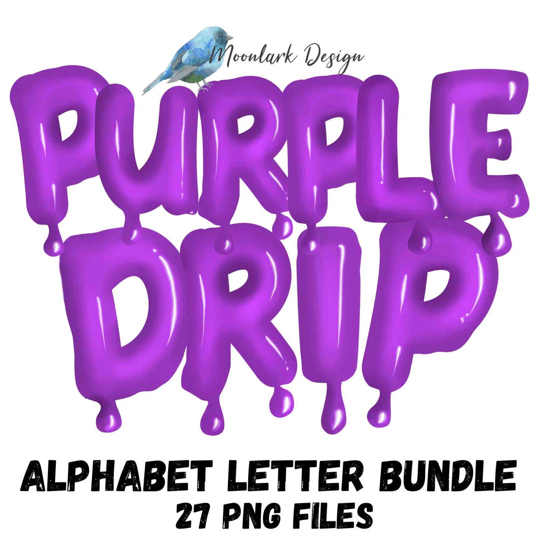 Drip Alphabet, Doodle Letters, Commercial Use, Slime Letters, Dripping ...