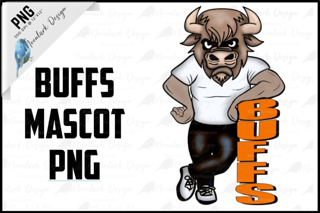 Buffalo Mascot,buffs Mascot, Standing Mascot, School Spirit, Custom ...
