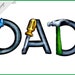 Dad Tools PNG, Fathers Day SVG, Tool Letters, PNG for Sublimation, Svg ...