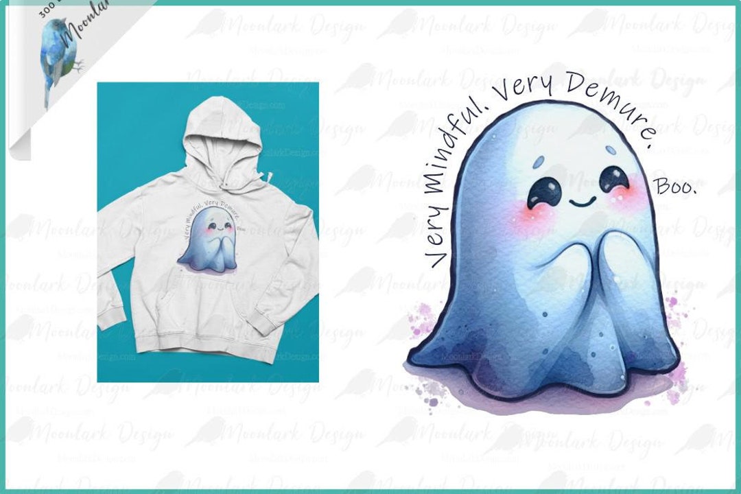 Very Mindful, Very Demure, Ghost PNG, Halloween Ghost, Mindful Ghost ...