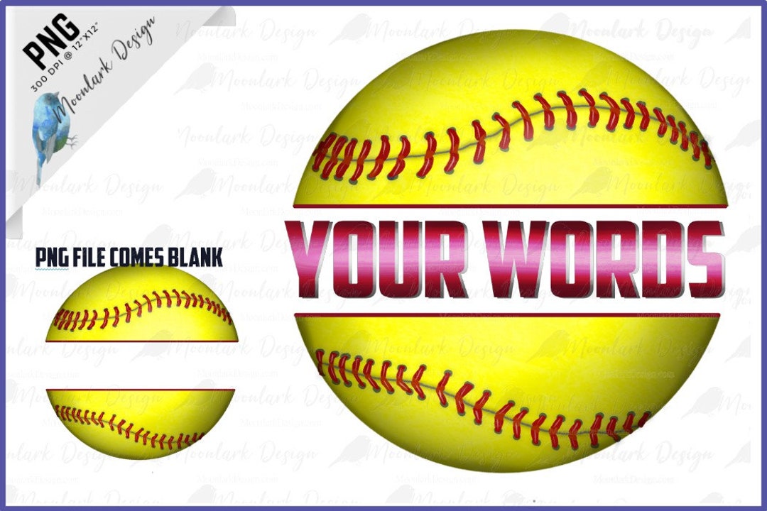 Softball Split Monogram, Team Name, Player's Name, Team Mascot, School ...