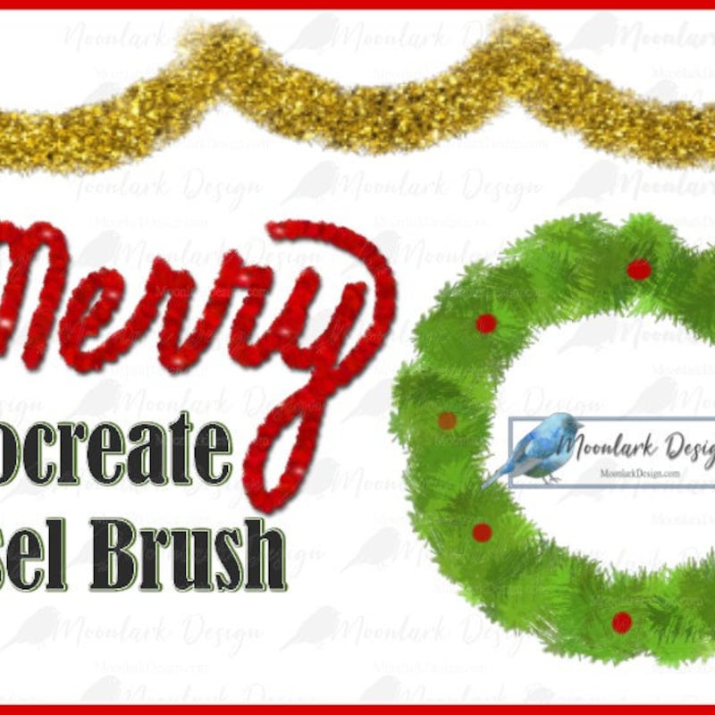 Tinsel Clipart - Etsy UK