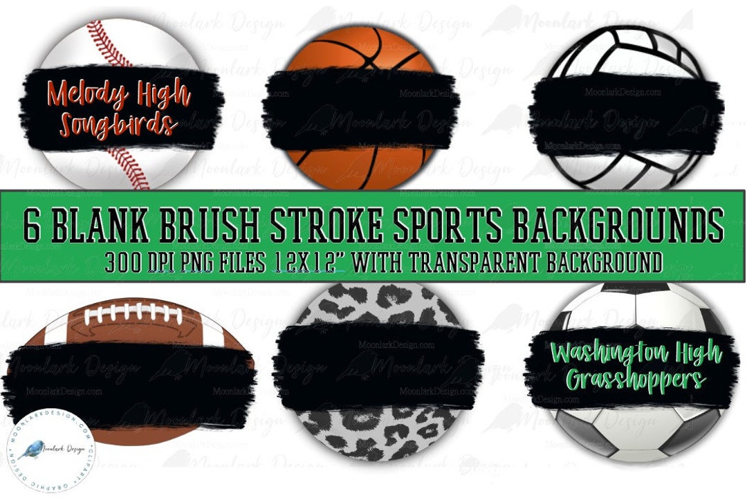 Circle Leopard Brush Stroke, Baseball Brush Stroke, Basketball Brush ...