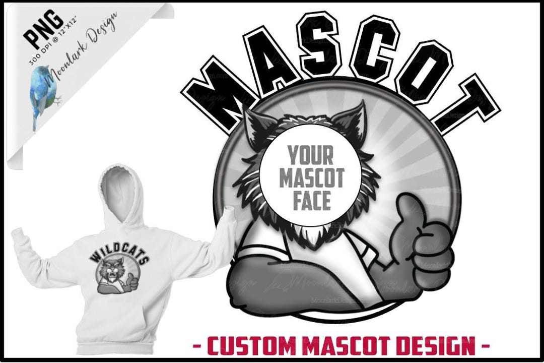 Custom School Mascot PNG, School Spirit Design, School Spirit Mascot ...