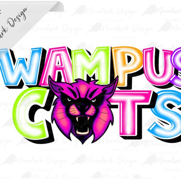Pink Wampus Cat Png - Etsy UK