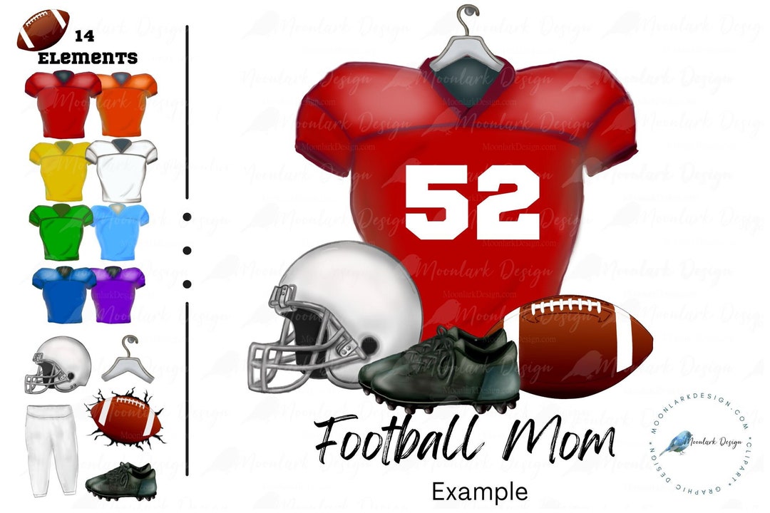 Football Clip Art, Football Jersey, Football Pants, Football Helmet ...