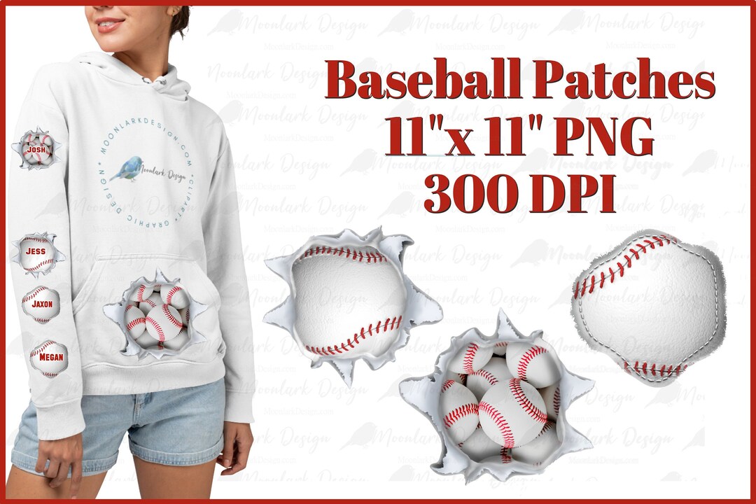 Baseball Patches, Stitched Patches, Bleach Patches, Baseball Pattern ...