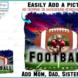 Football PNG, Custom Photo, Football Photo Template, Custom Football ...