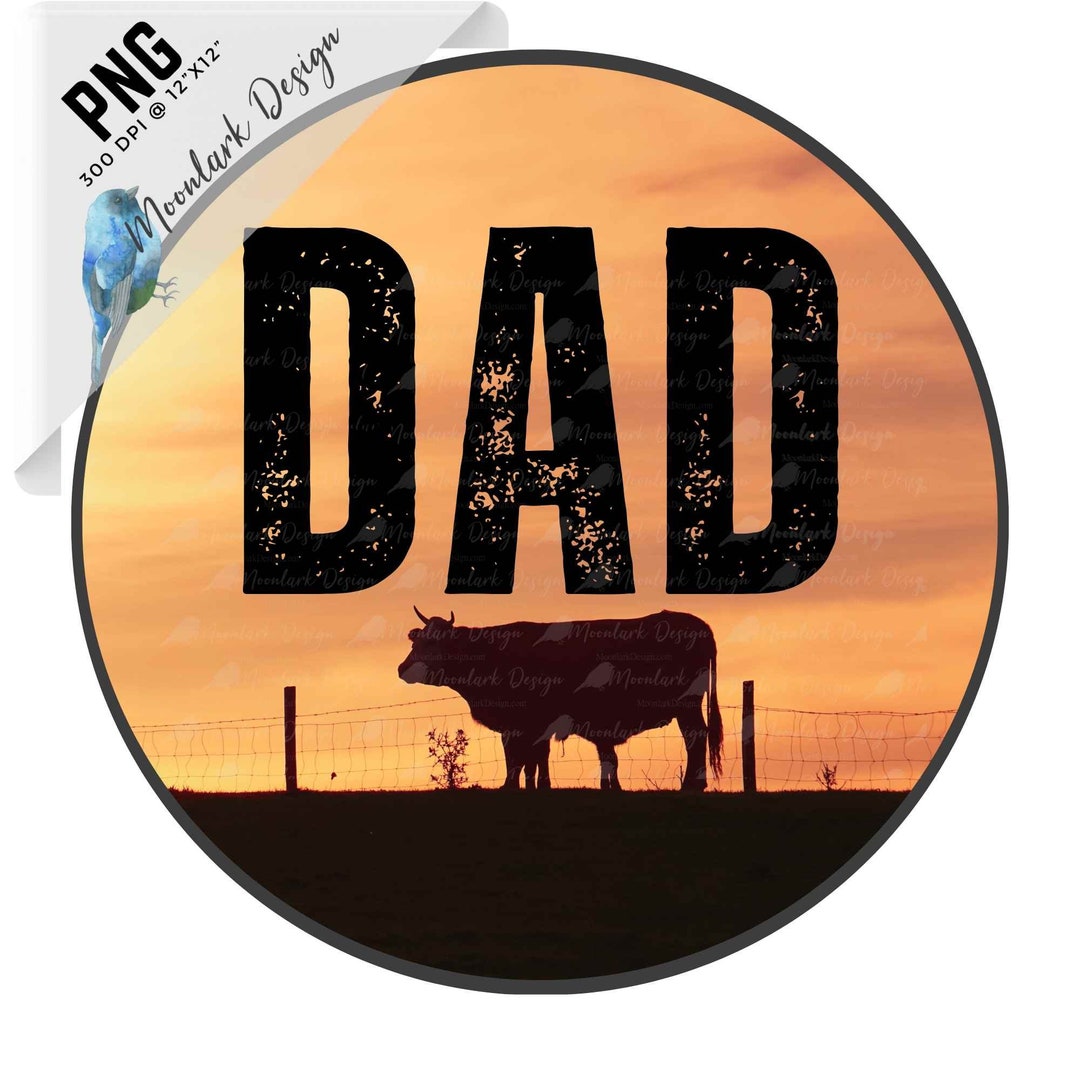 Dad PNG, Round PNG, Farmer PNG, Father's Day, Dad Shirt Design, Digital ...