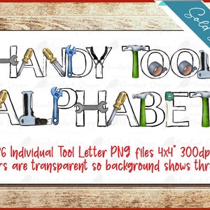 Dad Tools PNG, Fathers Day SVG, Tool Letters, PNG for Sublimation, Svg ...