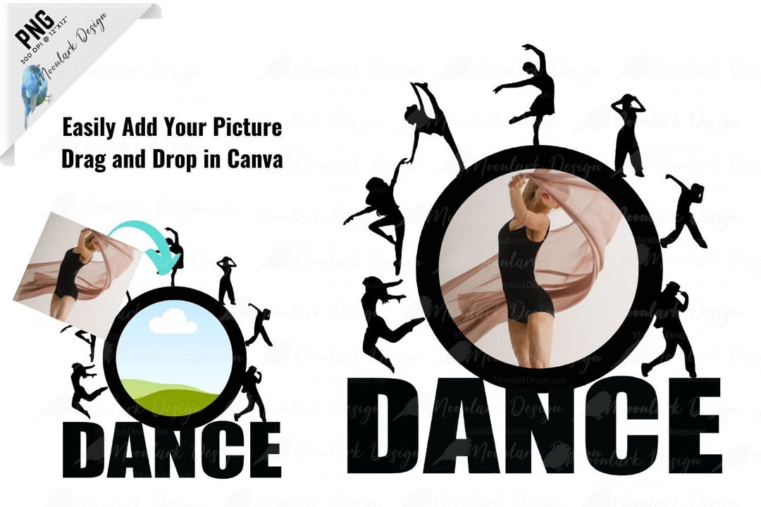 Dance Circle Clip Art, Photo Frame, Add a Photo, Add a Picture, Picture ...