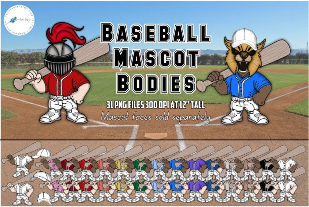 Baseball Mascot Builder, Mascot Body, Baseball Player, Baseball ...