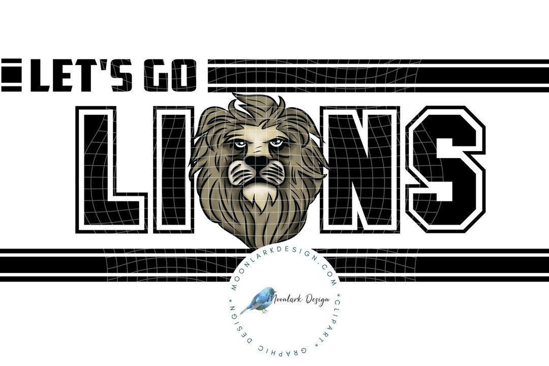 Lions Mascot, Let's Go Lions, Lions Football, School Spirit, Football ...