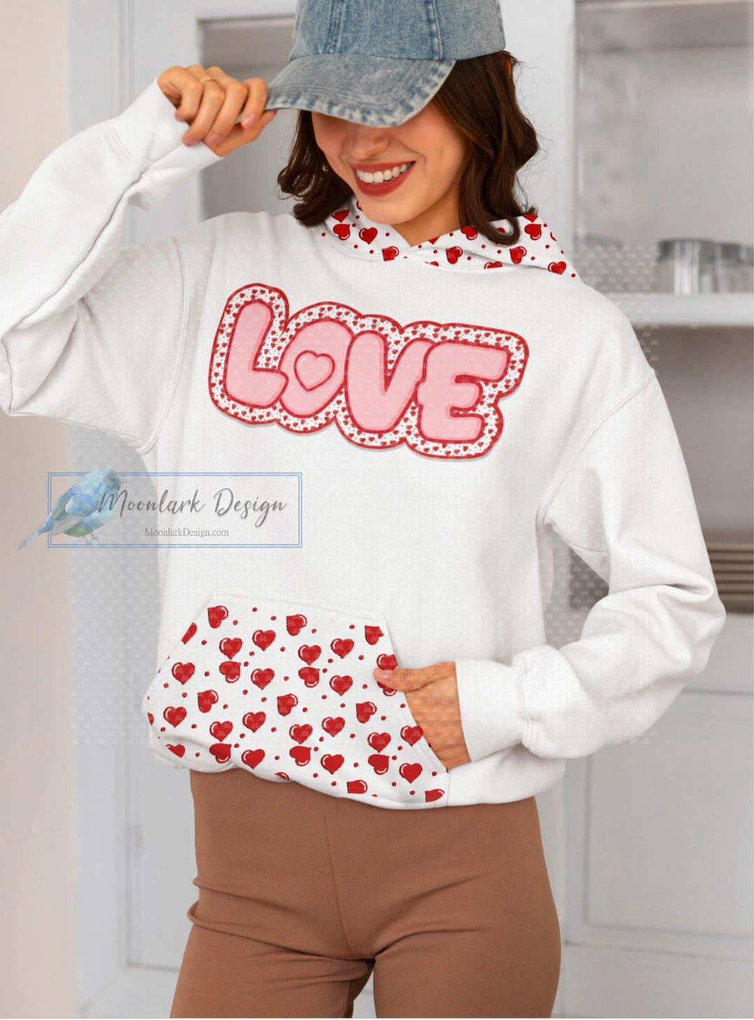 Love PNG, Valentines Day PNG, Heart Offset, Heart Seamless Pattern ...