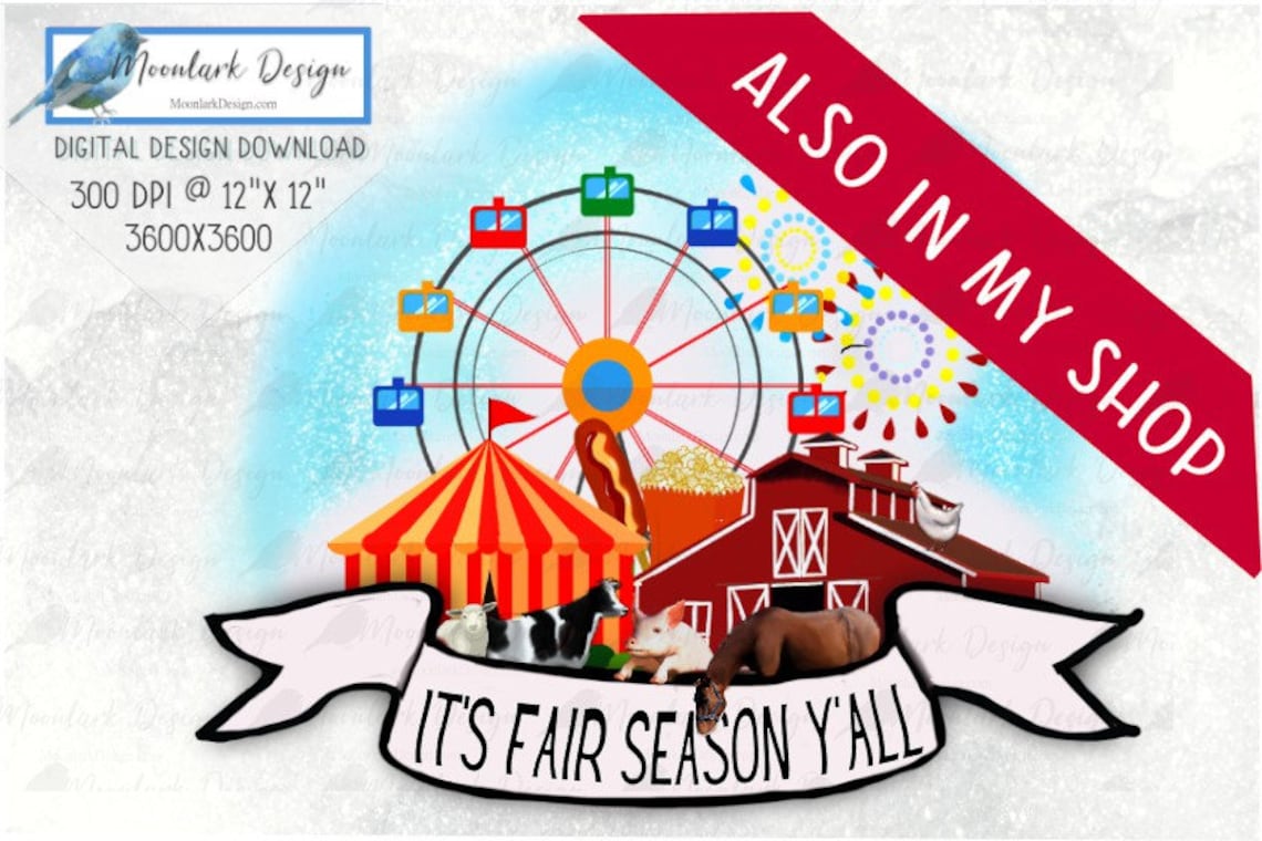 Fair Vibes, State Fair PNG, County Fair PNG, for Sublimation, Show Girl ...