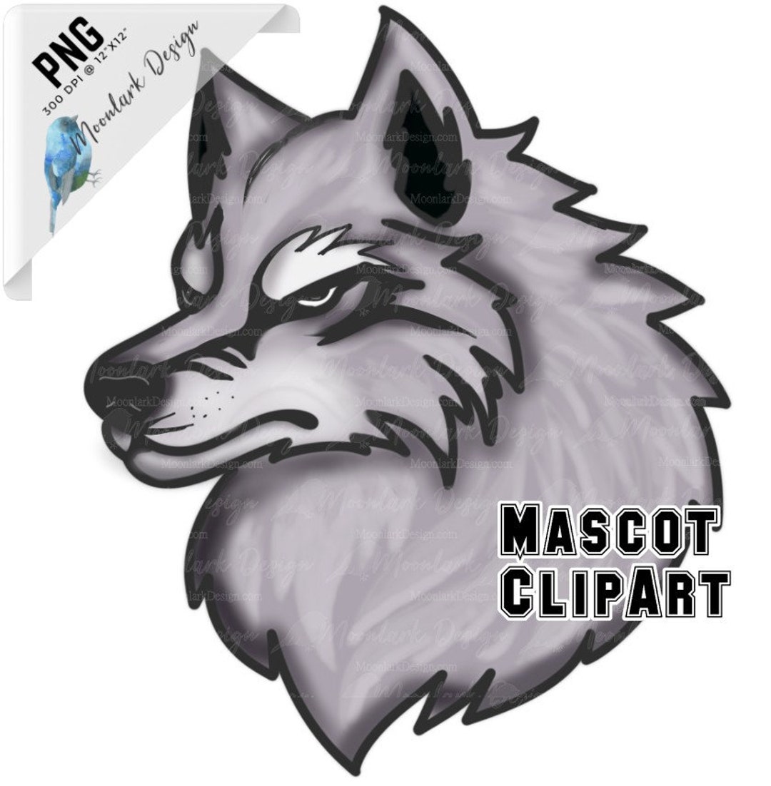 Wolves Mascot, Wolves Clip Art, School Pride, School Spirit, Wolves PNG ...