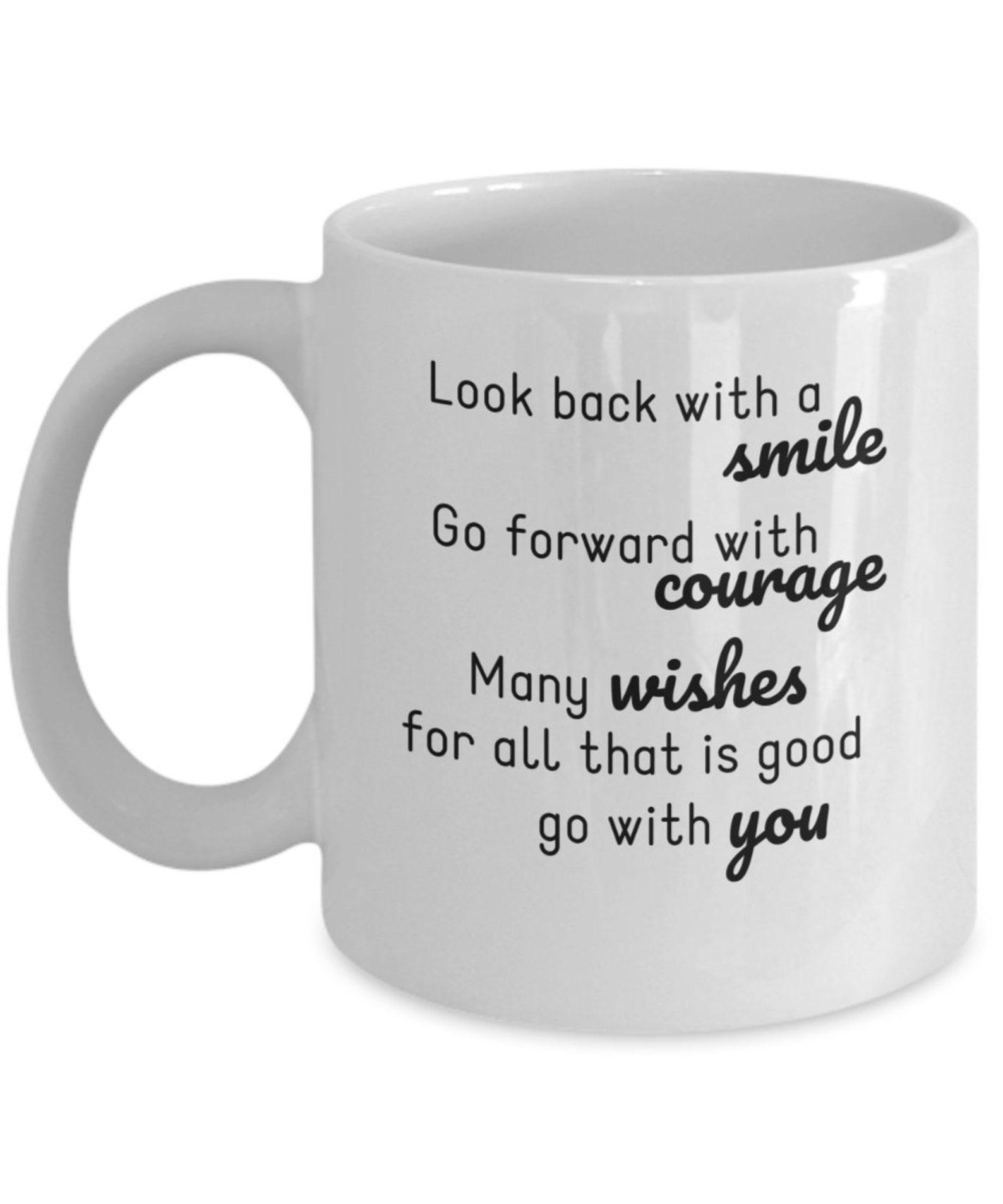 Farewell Mug for Coworker Leaving Goodbye Boss Look Back | Etsy