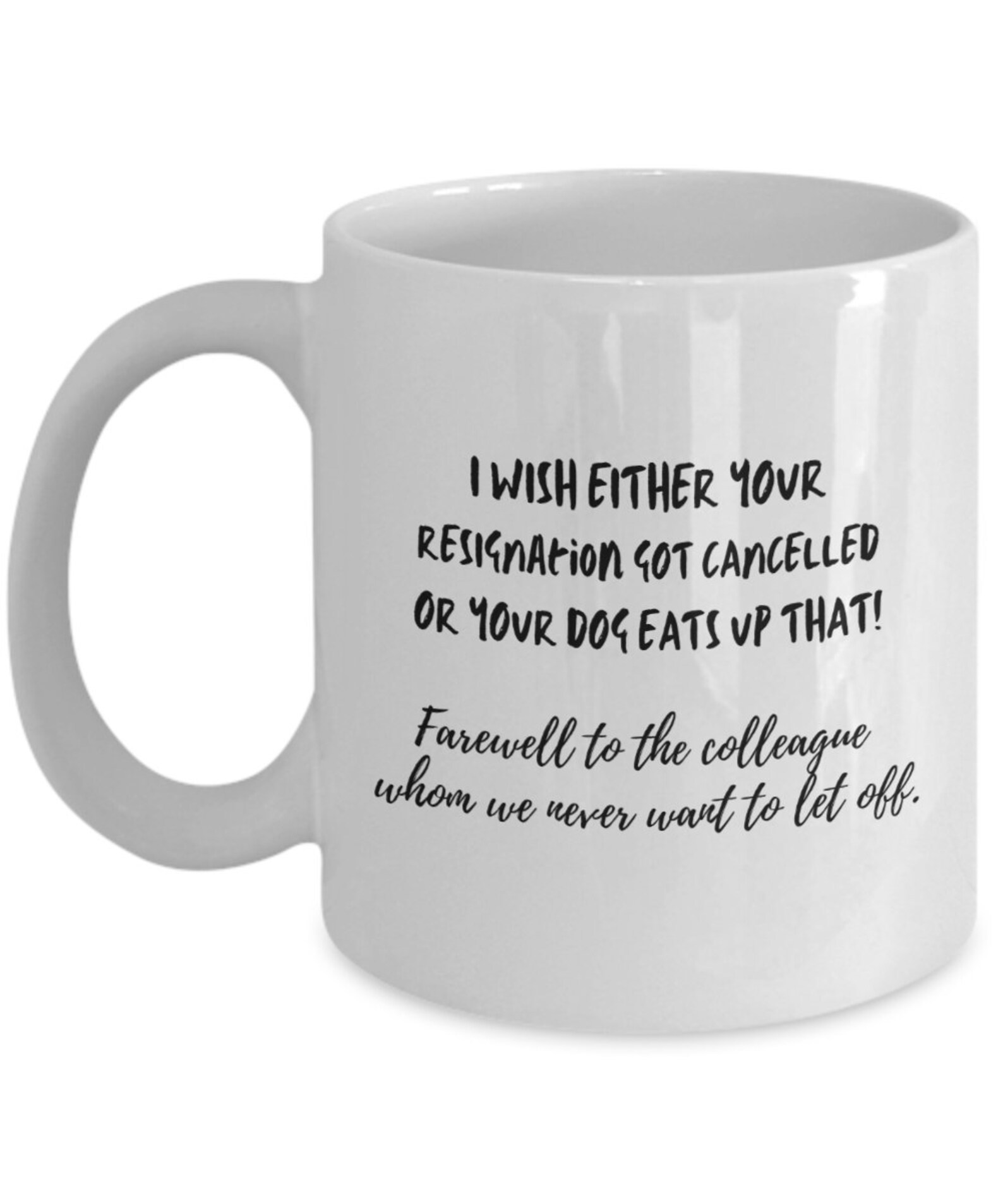 Funny Farewell Mug for Coworker Leaving Goodbye Boss Mug - Etsy