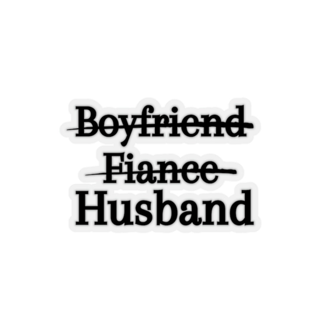 Boyfriend Fiance Husband Sticker Wife to Husband Gift - Etsy